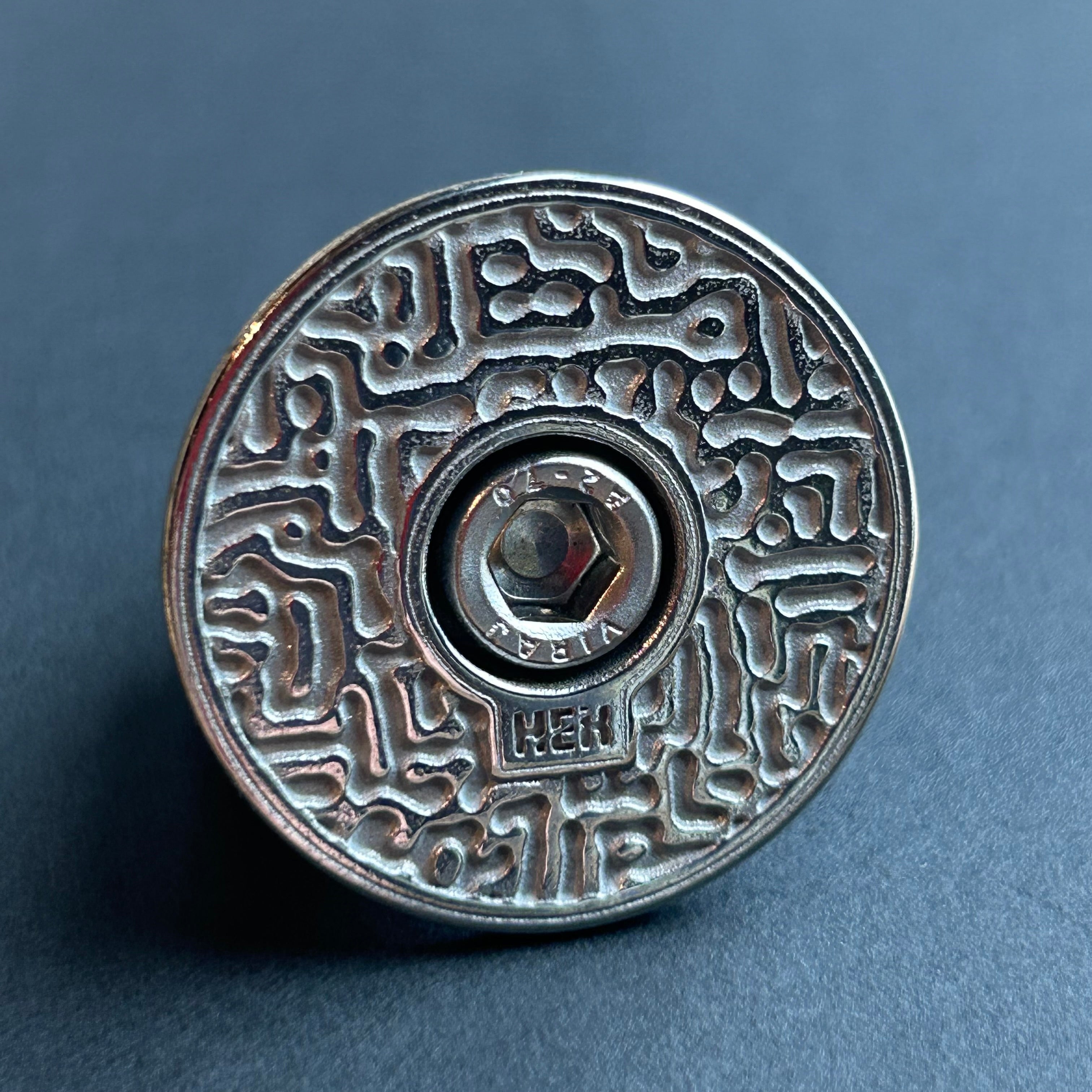 TOP CAP - LIQUID MAZE - STAINLESS STEEL – HEX COMPONENTS